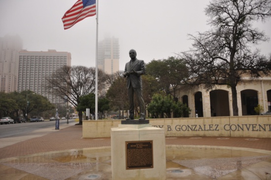 Henry B. Gonzalez Statue - Mission to Market: San Antonio Hispanic ...