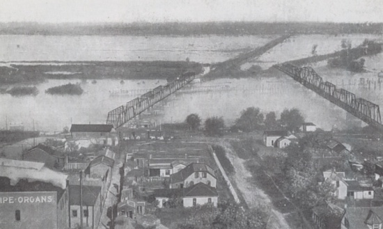 Old Pekin Bridges - Pekin Riverfront History - PocketSights