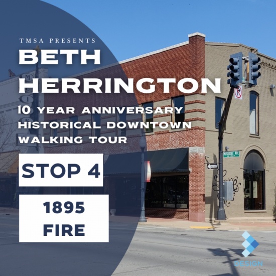 1895 Fire - Beth Herrington Historical Downtown Walking Tour - Ten Year ...